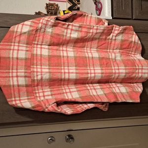 Jackets & Coats | New Long Red Plaid Shacket | Poshmark